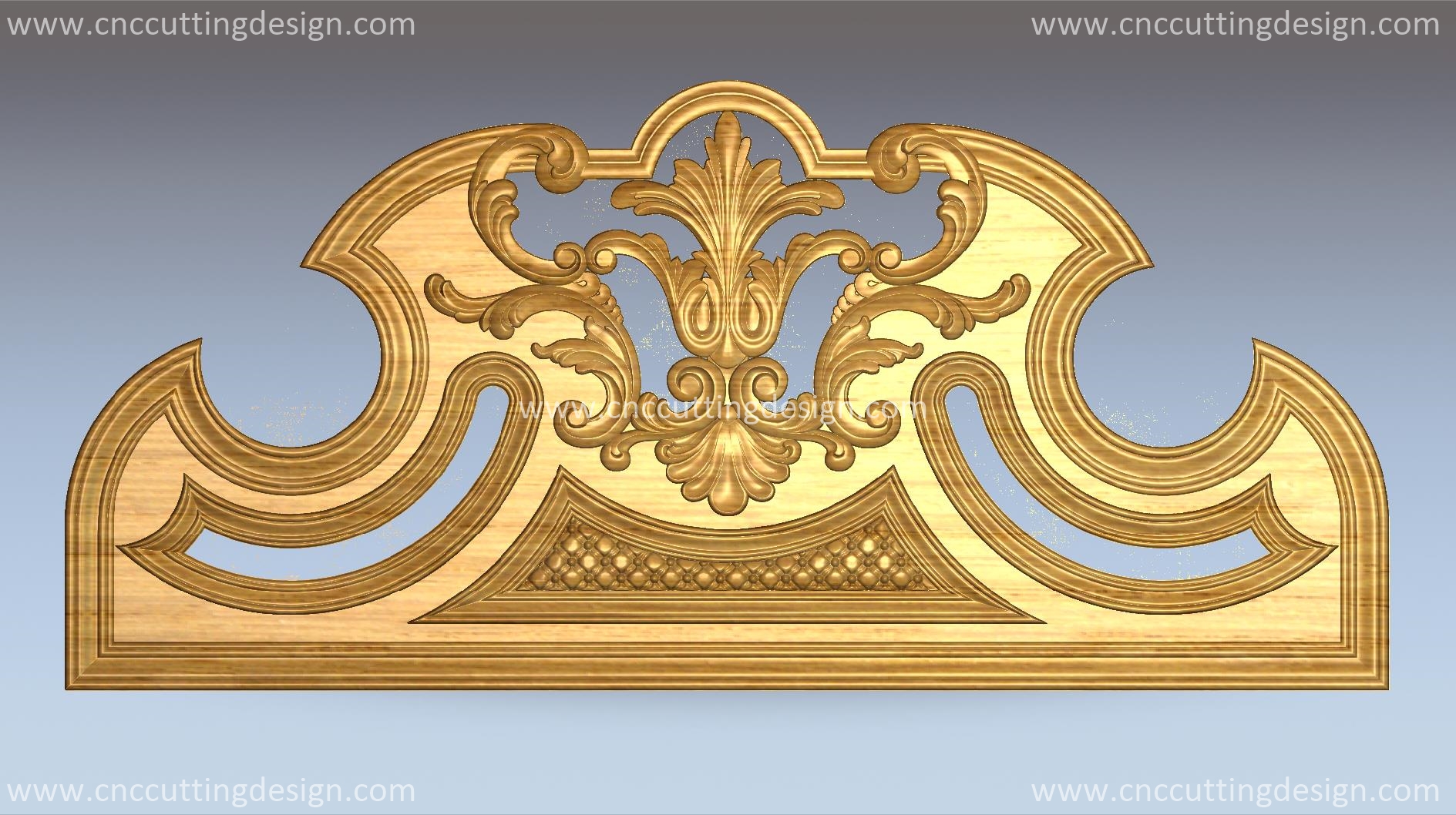 Carving Bed Design 3D relief model STL FILE FREE 1074 - Dezin Carving Bed Design 3D relief model STL FILE FREE 1074 - Dezin